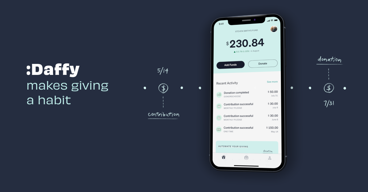 Getting Started with Daffy, a modern platform for giving