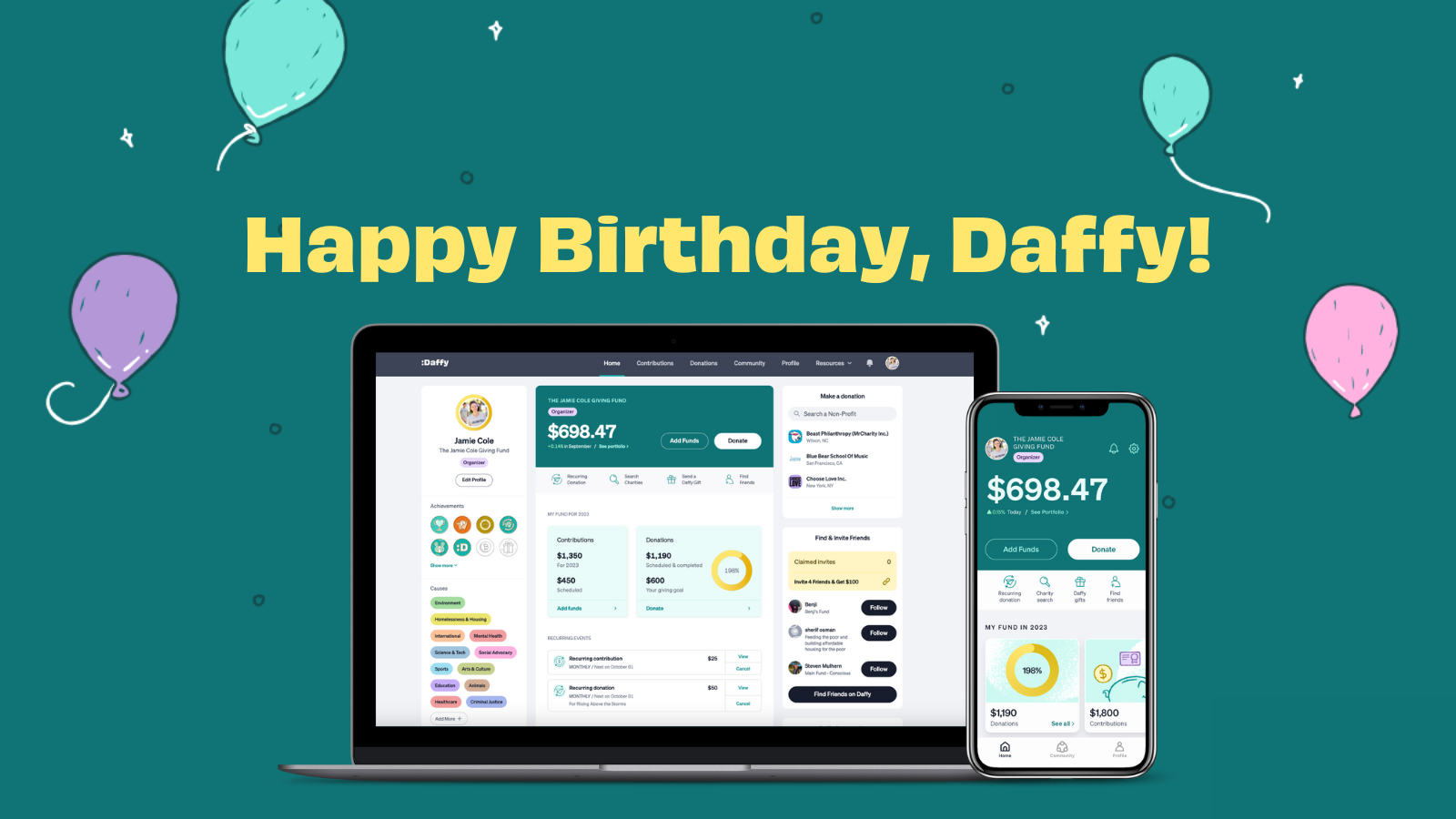 Daffy's 2nd Birthday - Reimagining The Way We Give